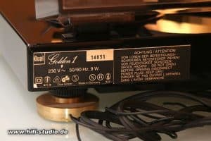 Dual Golden One - 24k vergoldet - der Plattenspieler im Detail
